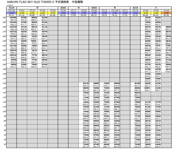 HARUMI FLAG SKY DUO 訪問レポート 概要・内装仕様・価格表など | のらえもんブログ